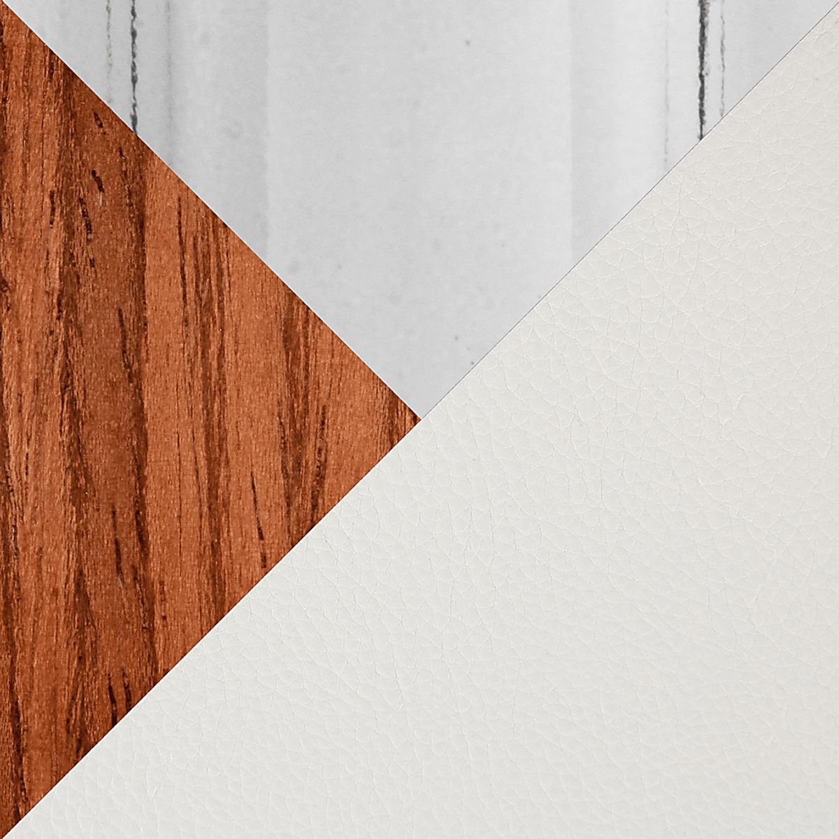 Wyndmoor Iii Walnut Dark Wood Cream Beige Polyurethane Fabric Swivel