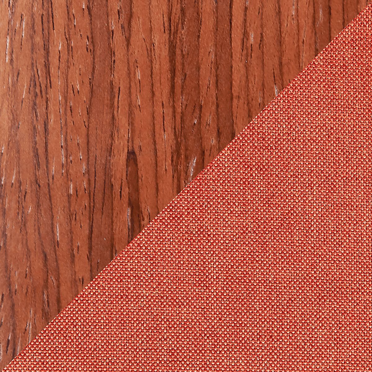 Wyndmoor Walnut Dark Wood Orange Orange,Red Polyester Fabric Swivel ...