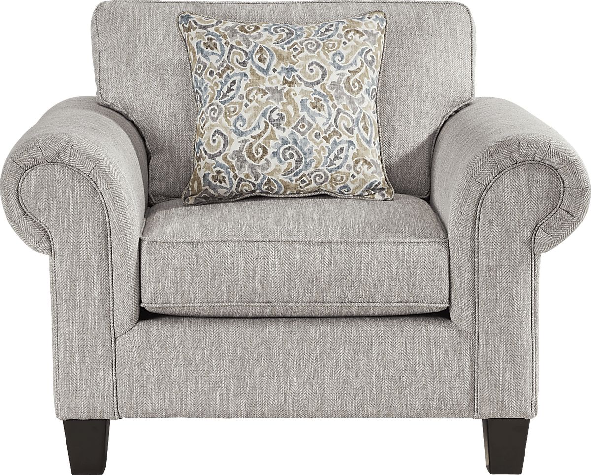 Wyndsor Way Gray Woven Chair | Rooms to Go