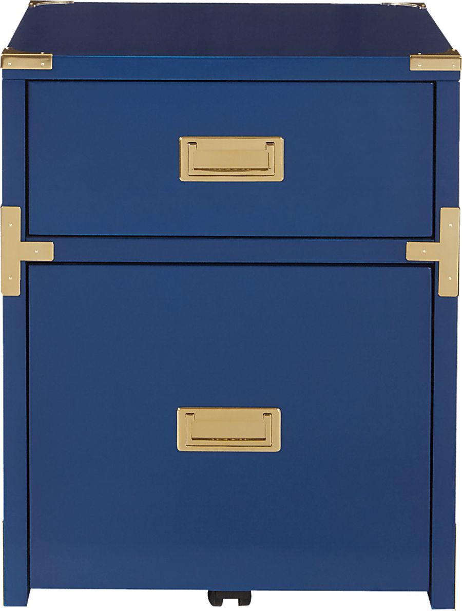 Wynkoop Blue File Cabinet - Rooms To Go