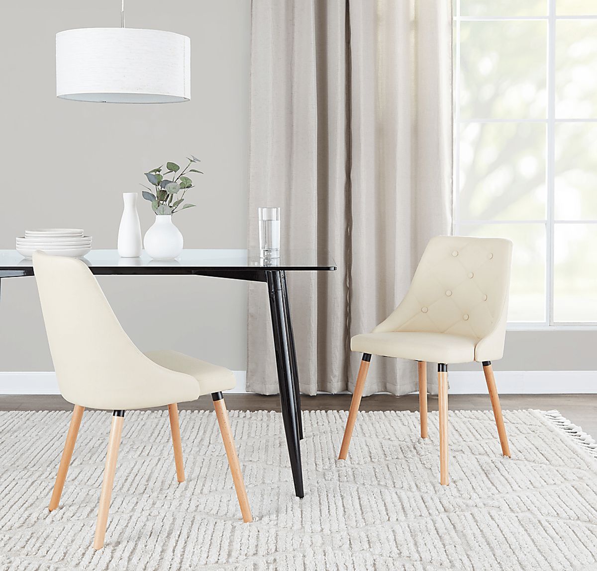 Wytona II Natural Light Wood Side Chair, Set Of 2 | Rooms to Go