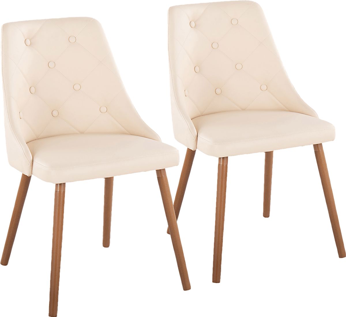 Wytona II Walnut Dark Wood Side Chair, Set Of 2 | Rooms to Go