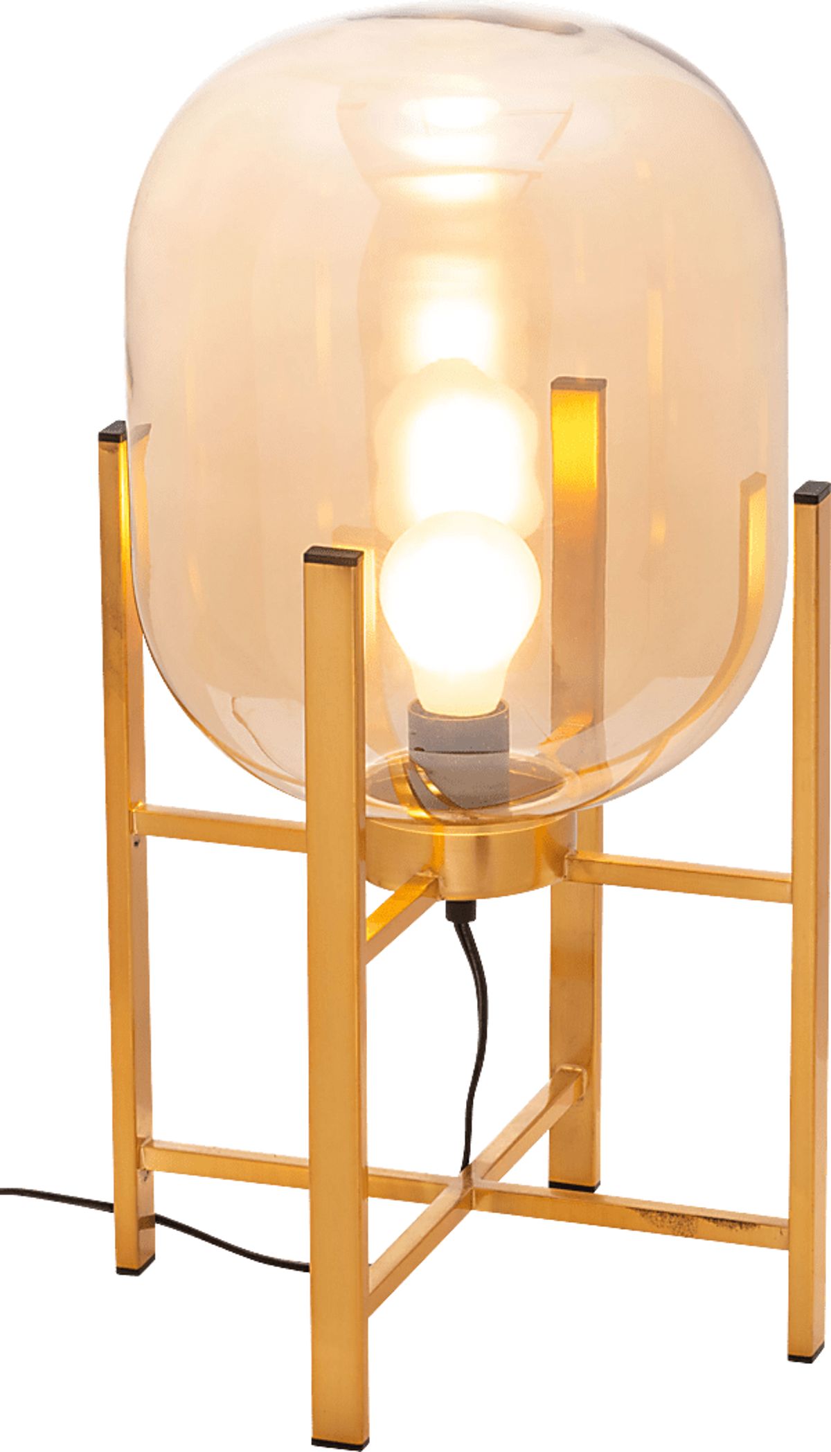 Yadkin Circle Gold Yellow Table Lamp | Rooms to Go
