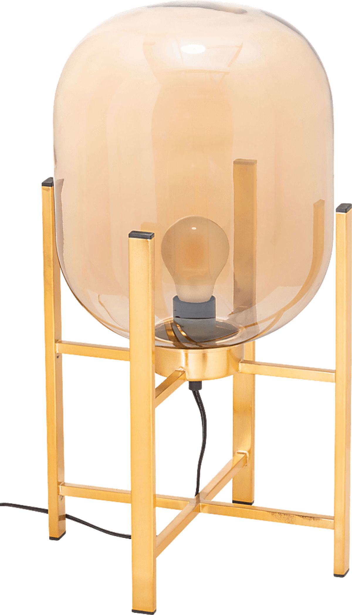 Yadkin Circle Gold Yellow Table Lamp | Rooms to Go