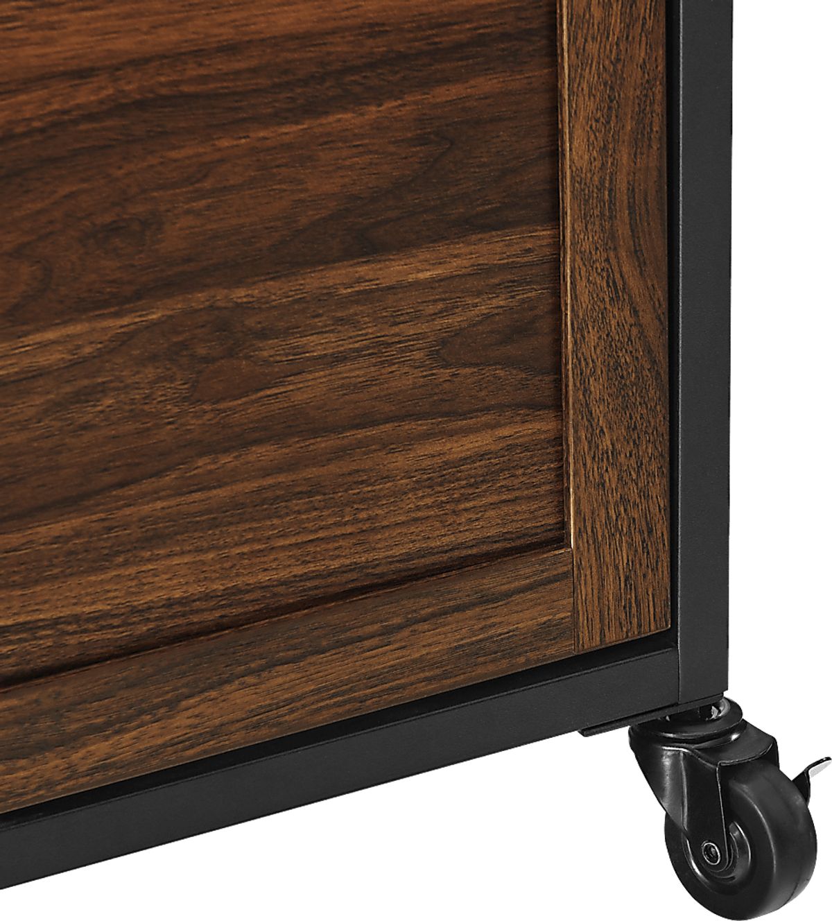 Yandem Walnut Dark Wood Desk | Rooms to Go