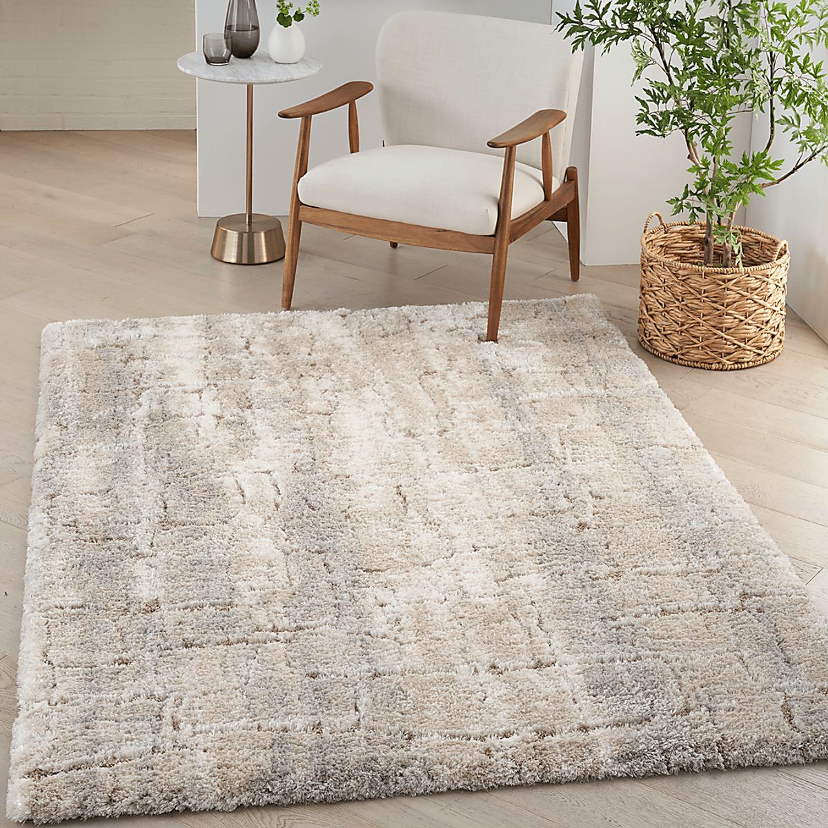 Yanzo Beige,Ivory Beige Rugs | Rooms to Go