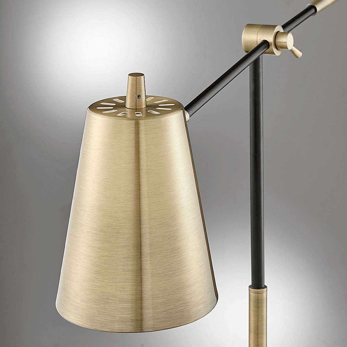 Yardarm Edge Brass Yellow Table Lamp | Rooms to Go