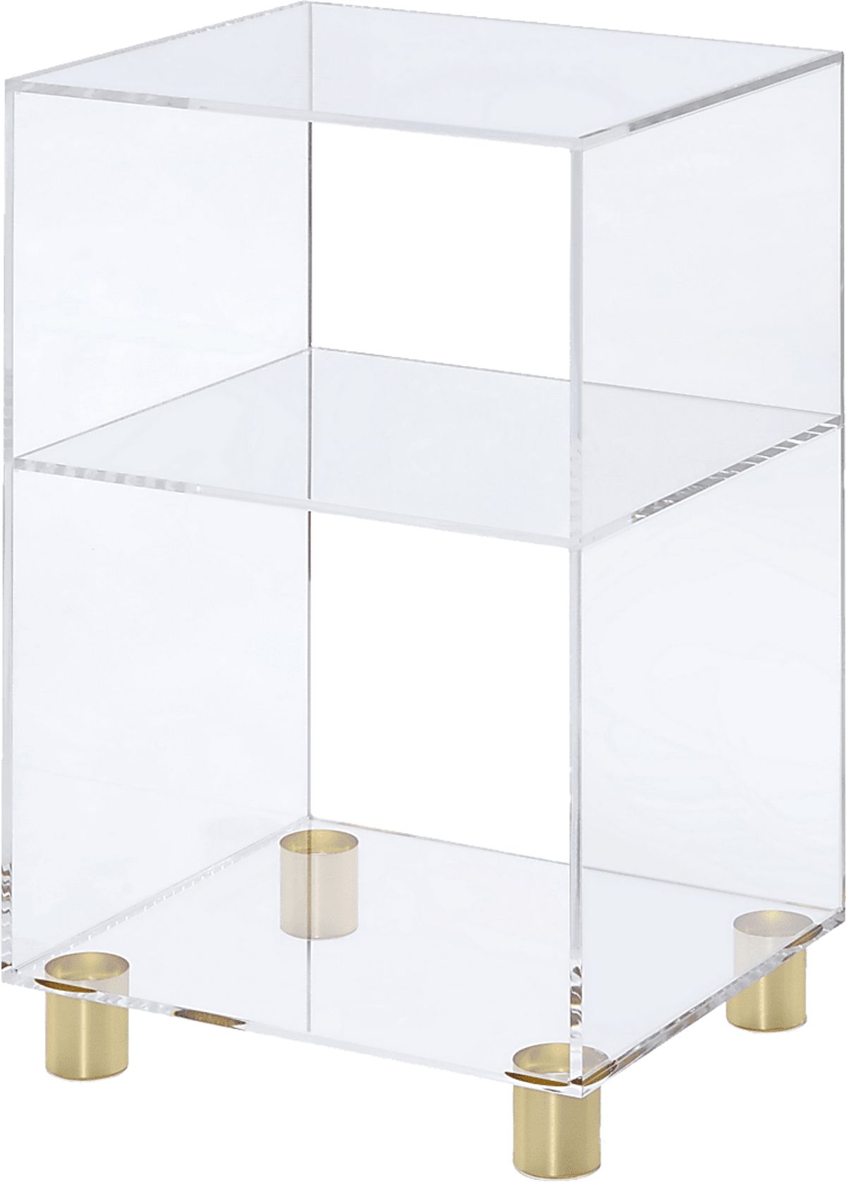 Yasone Clear White Accent Table | Rooms to Go