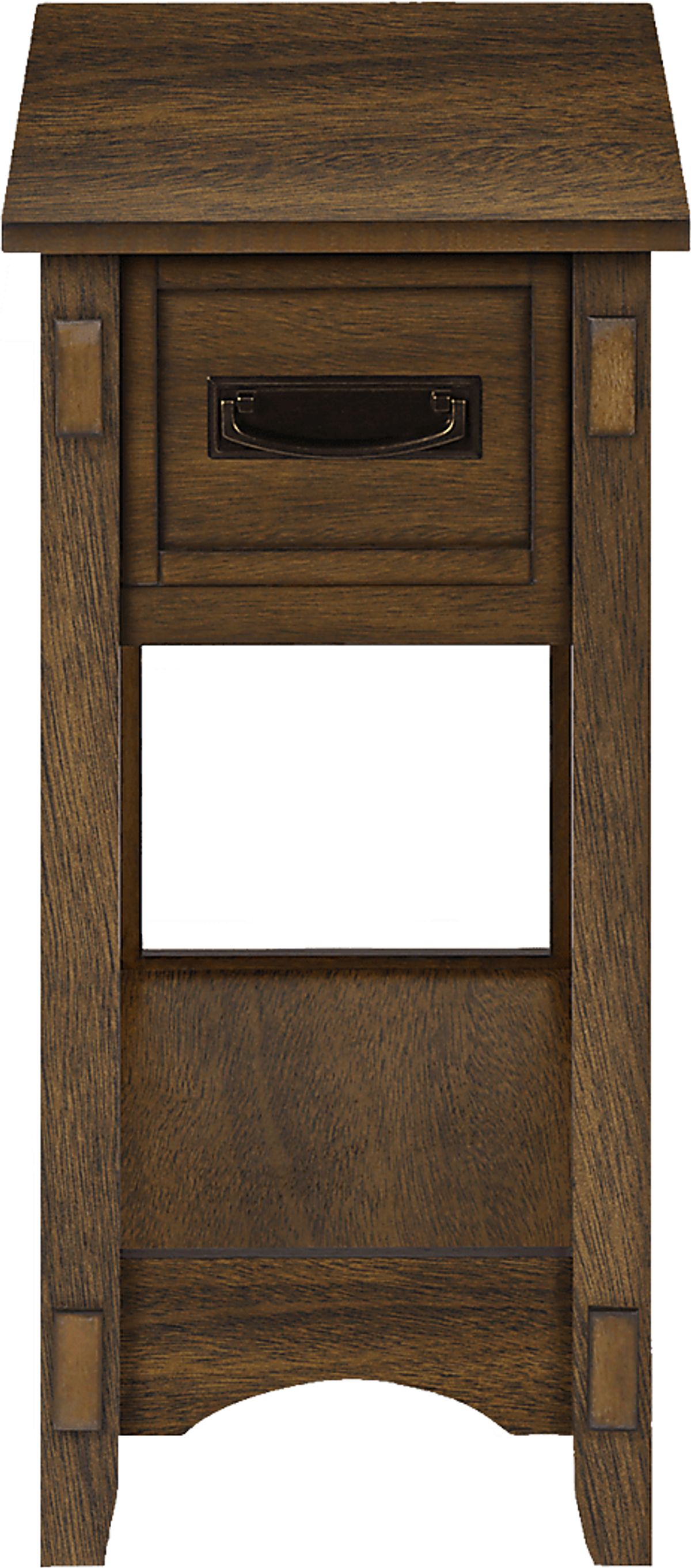 Yonview Walnut Dark Wood Accent Table | Rooms to Go
