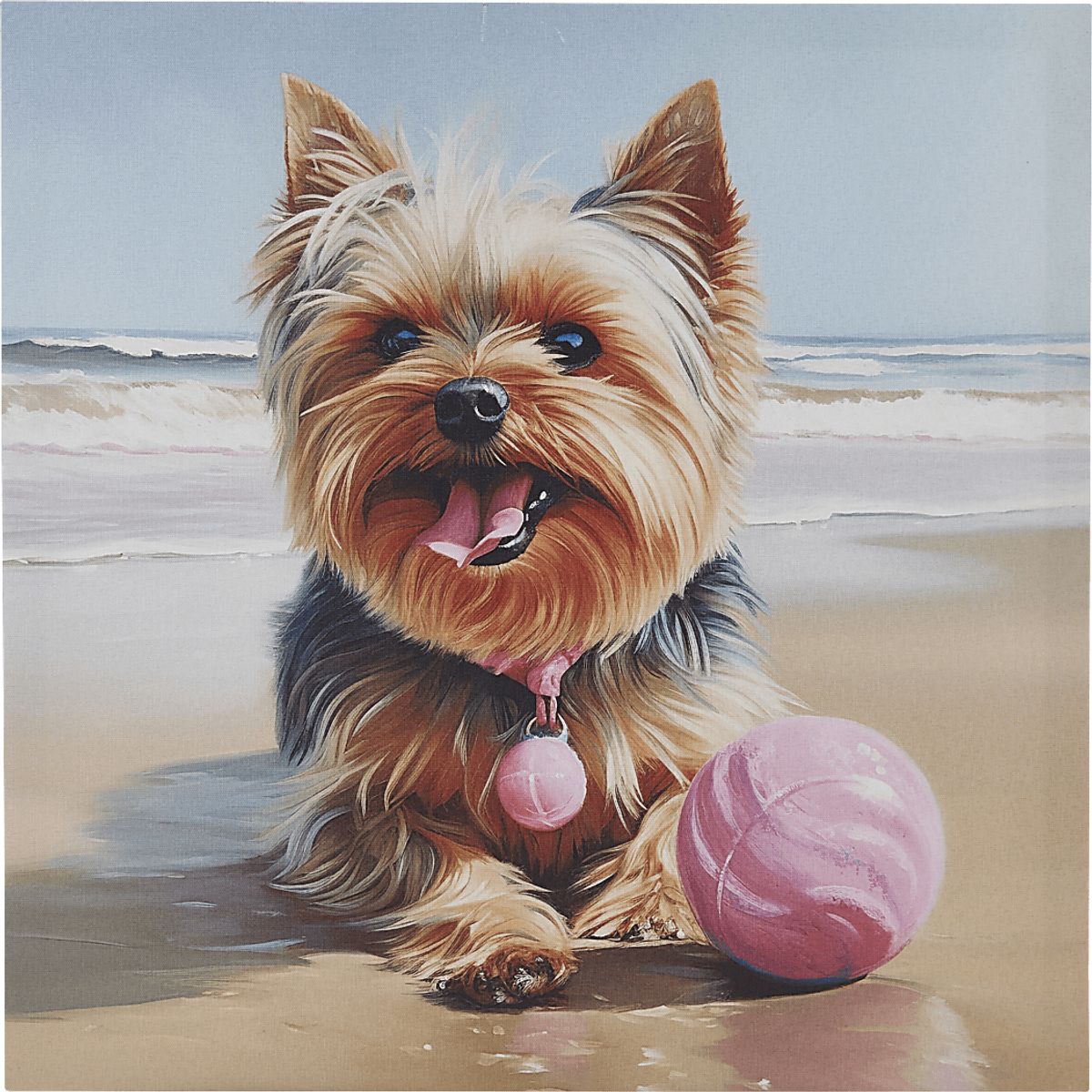 Yorkie Beach Days Wall Decor | Rooms to Go