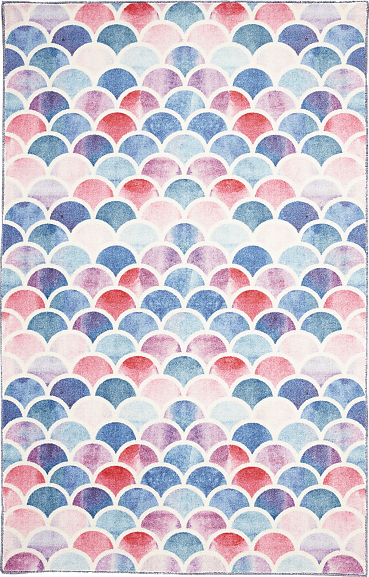 Sweet Waves Pink Rug | Rooms to Go