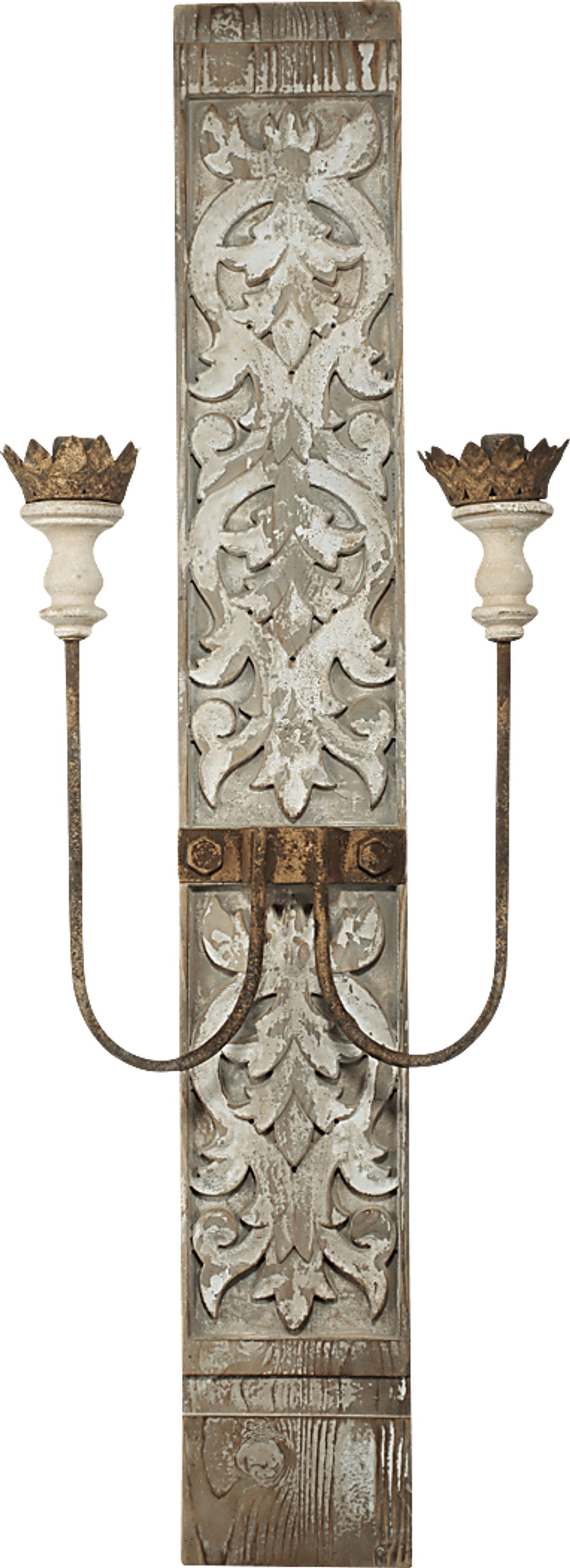 Yuma Summit Cream Beige Sconce | Rooms to Go