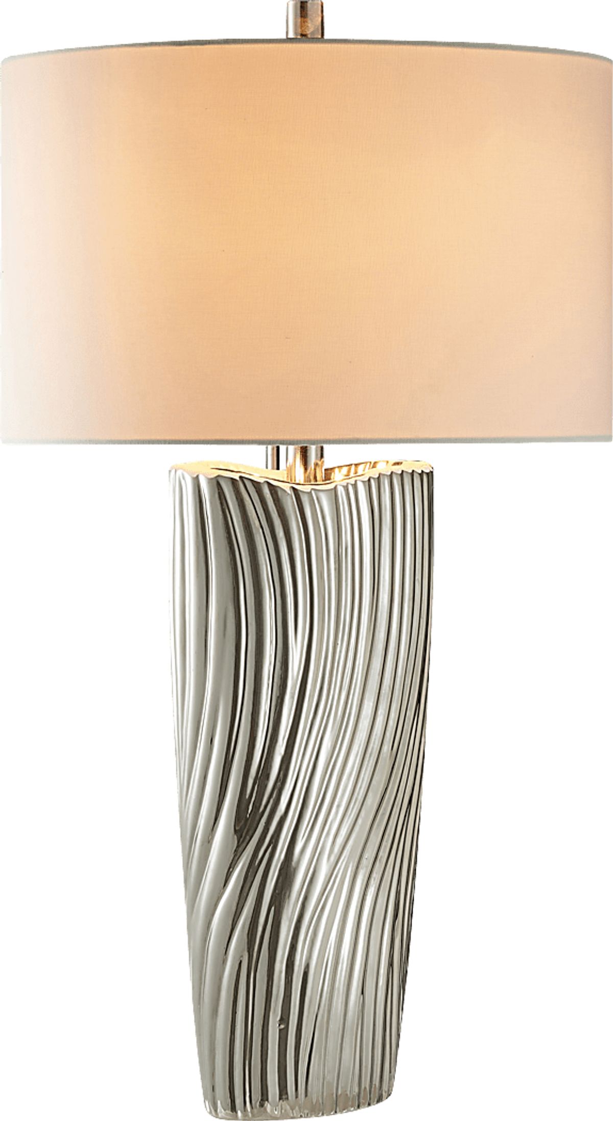 Zadin Silver Gray Lamp | Rooms to Go