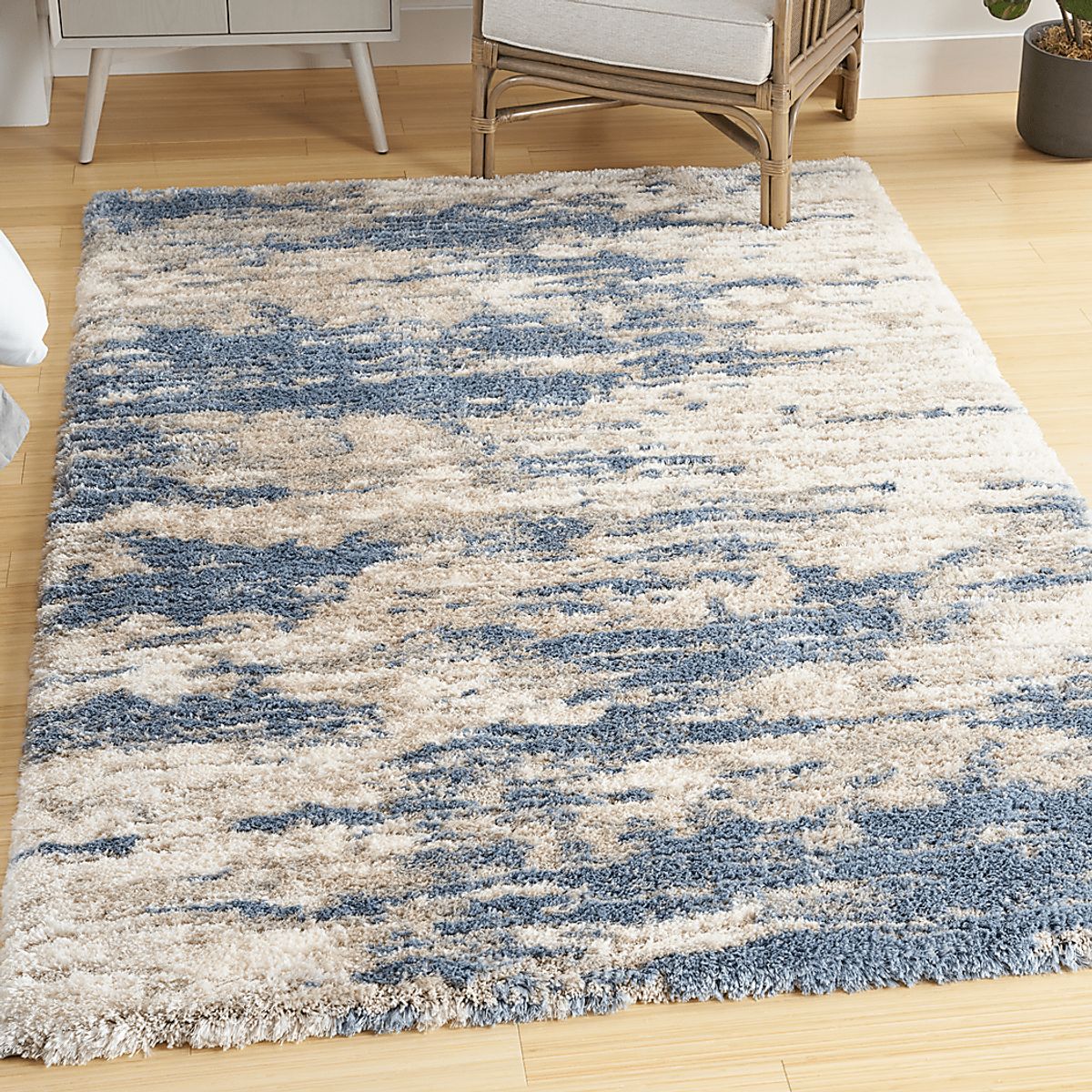 Zaistes Blue,Gray Rugs | Rooms to Go