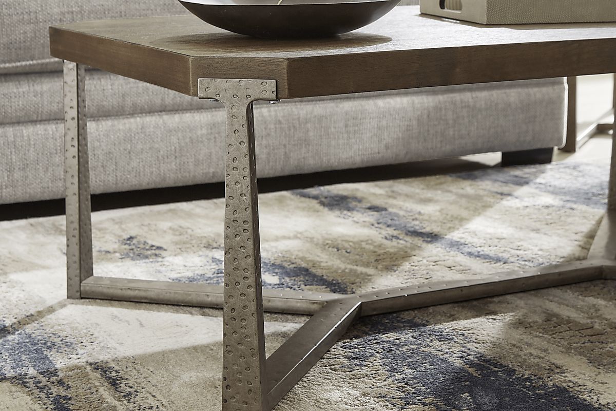 Hutchinson 7 Pc Gray Woven Living Room Set With Sofa, Loveseat ...