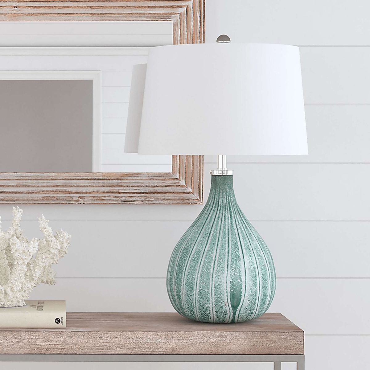 Zappy Trail Green Table Lamp | Rooms to Go