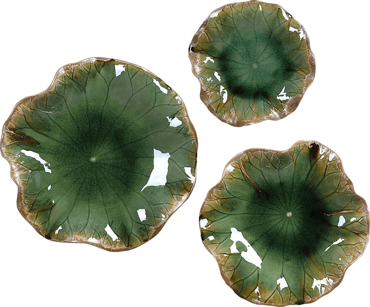 Zayley Green Colors Wall Decor, Set Of 3 | Rooms to Go