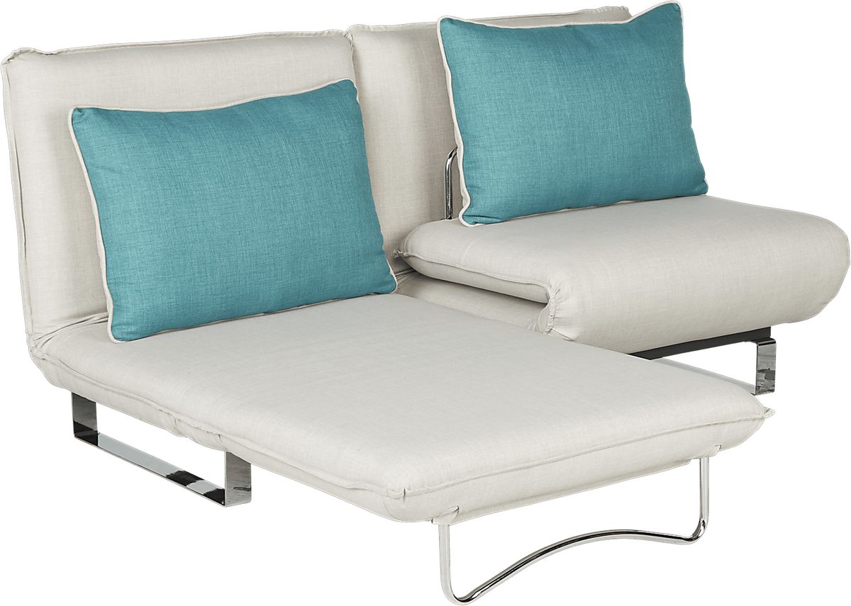 Zayn Cream Beige Polyester Fabric Futon | Rooms to Go