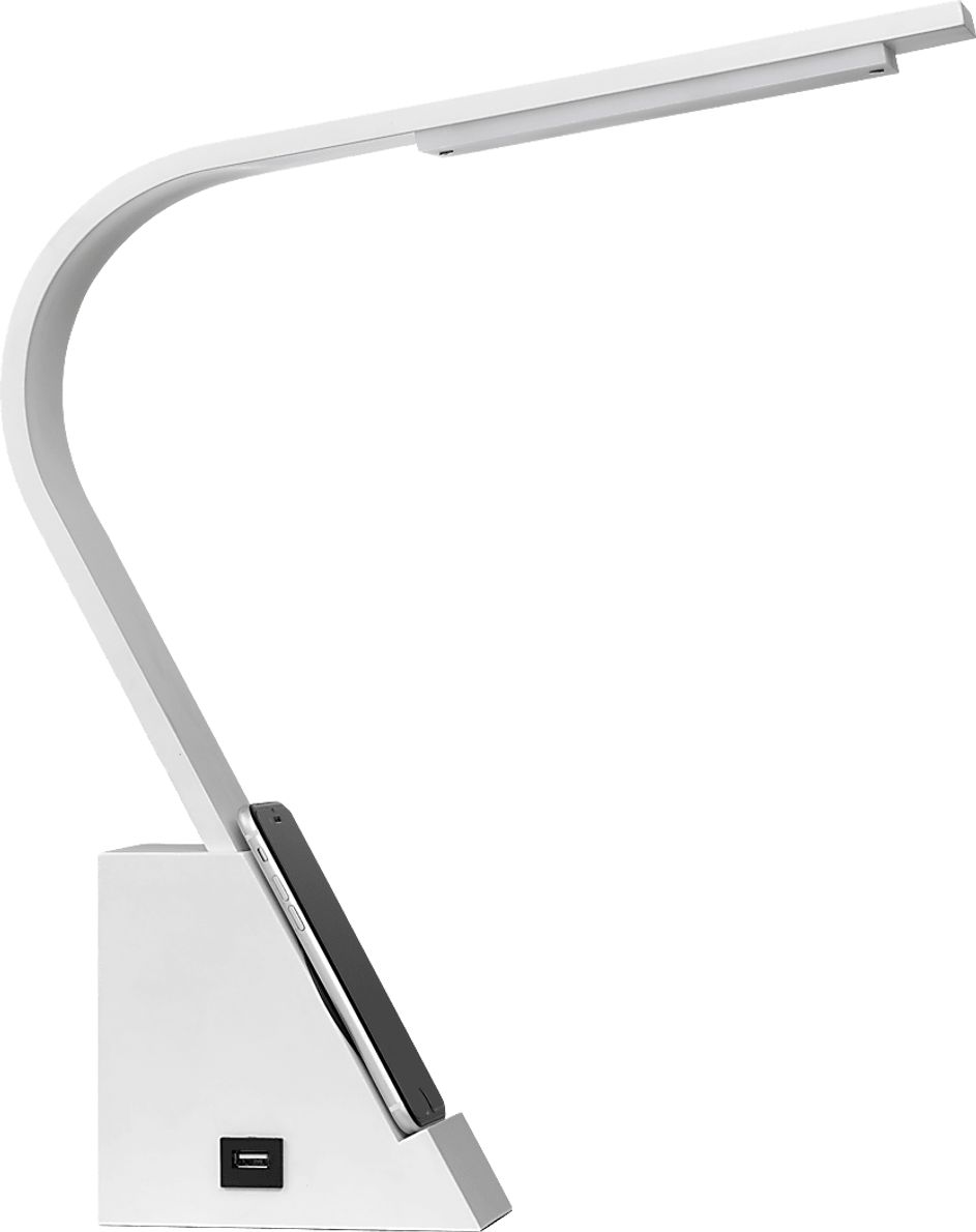 Zeenly Summit White Lamp - Rooms To Go