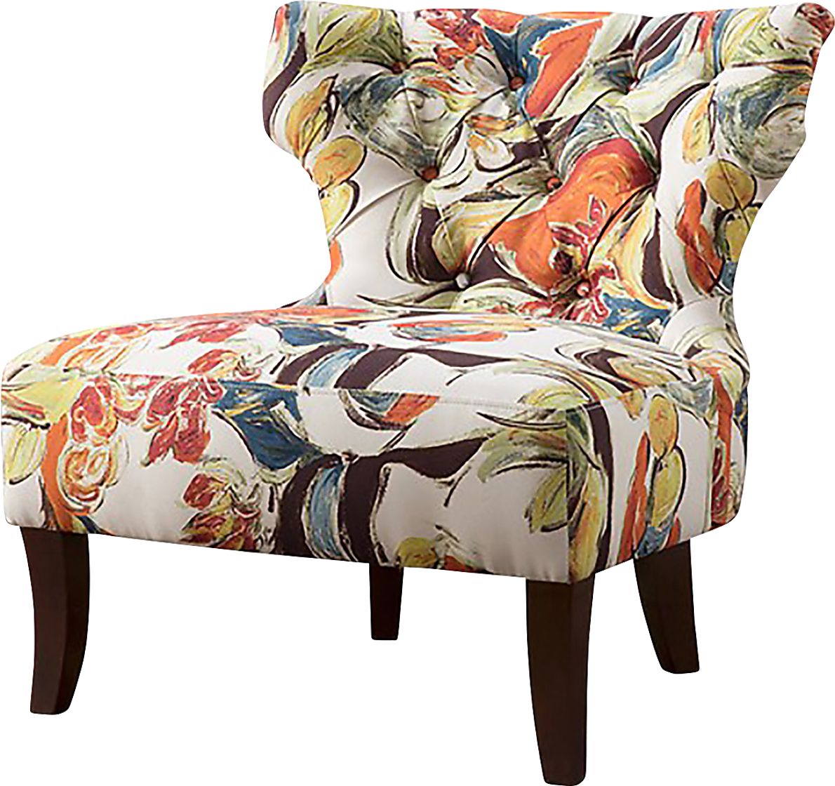 Zenia Multi Polyester Fabric Accent Chair - Rooms To Go