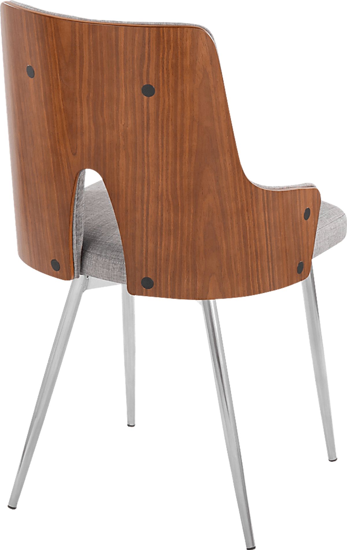 Zennia IV Gray Polyester Fabric Dining Chair, Set Of 2 | Rooms to Go