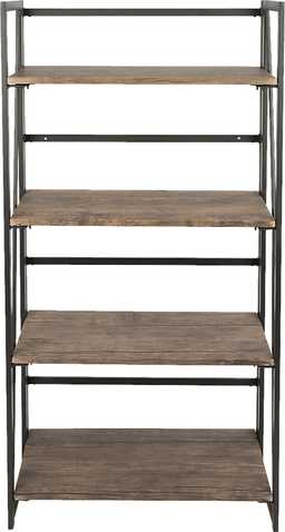 Zenobia 2 Pc Brown Dark Wood Desk, Chair And Bookcase | Rooms to Go