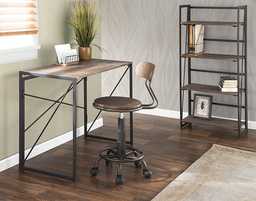 Zenobia Brown Dark Wood Desk | Rooms to Go