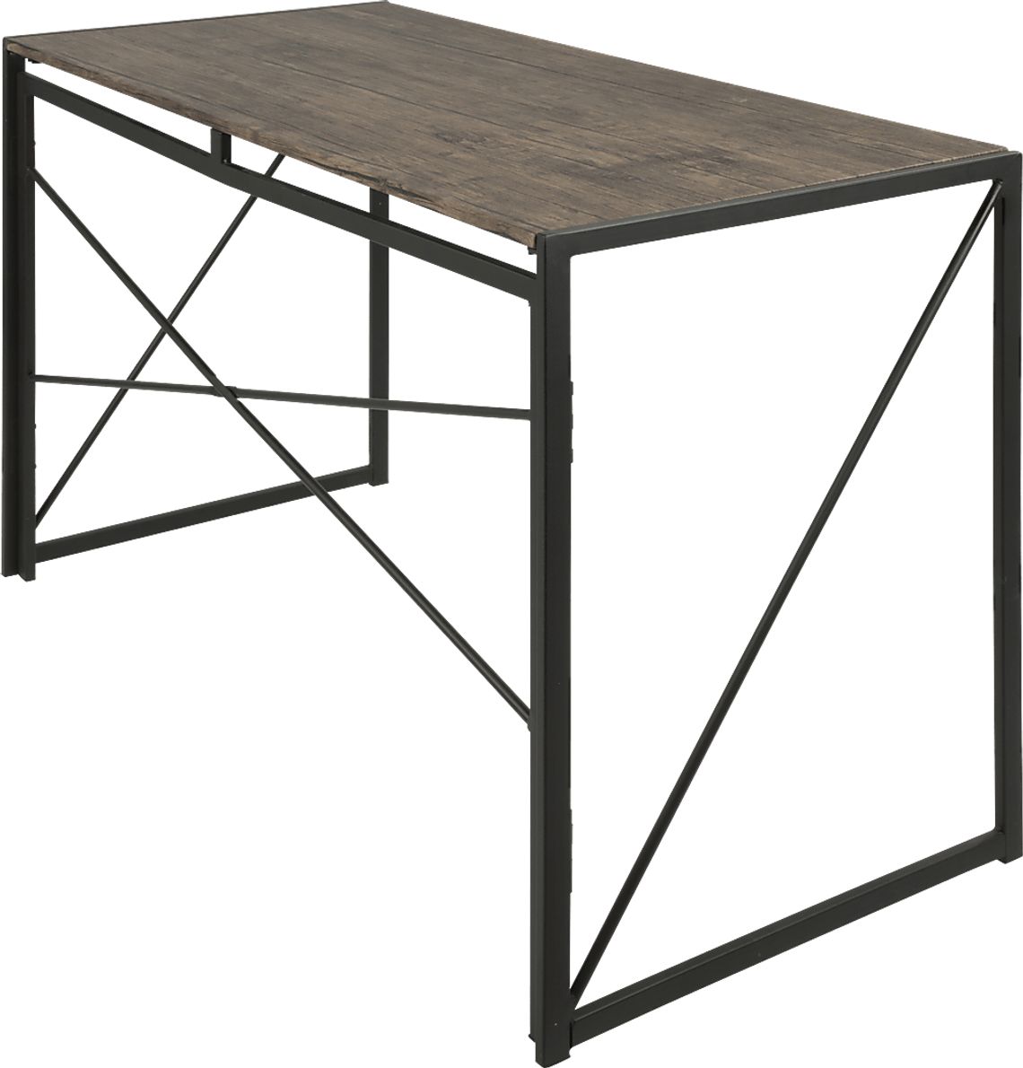Zenobia Brown Desk - Rooms To Go