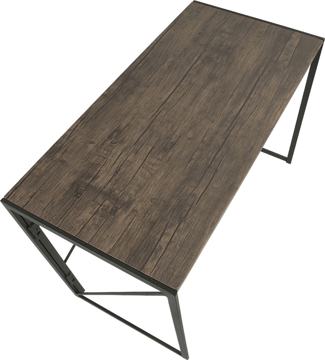 Zenobia Brown Desk - Rooms To Go