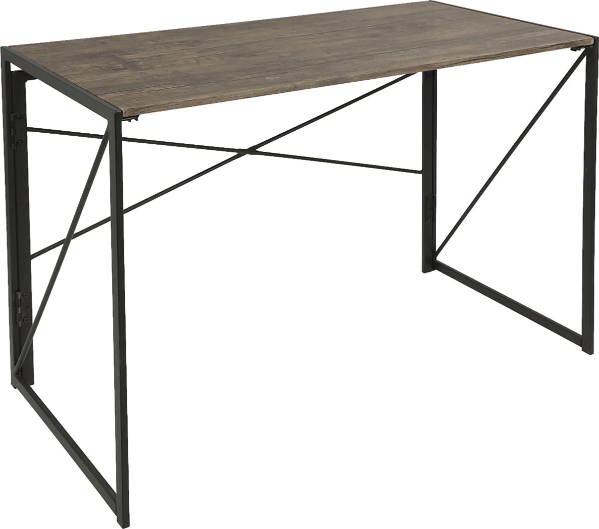 Zenobia Brown Dark Wood Desk | Rooms to Go