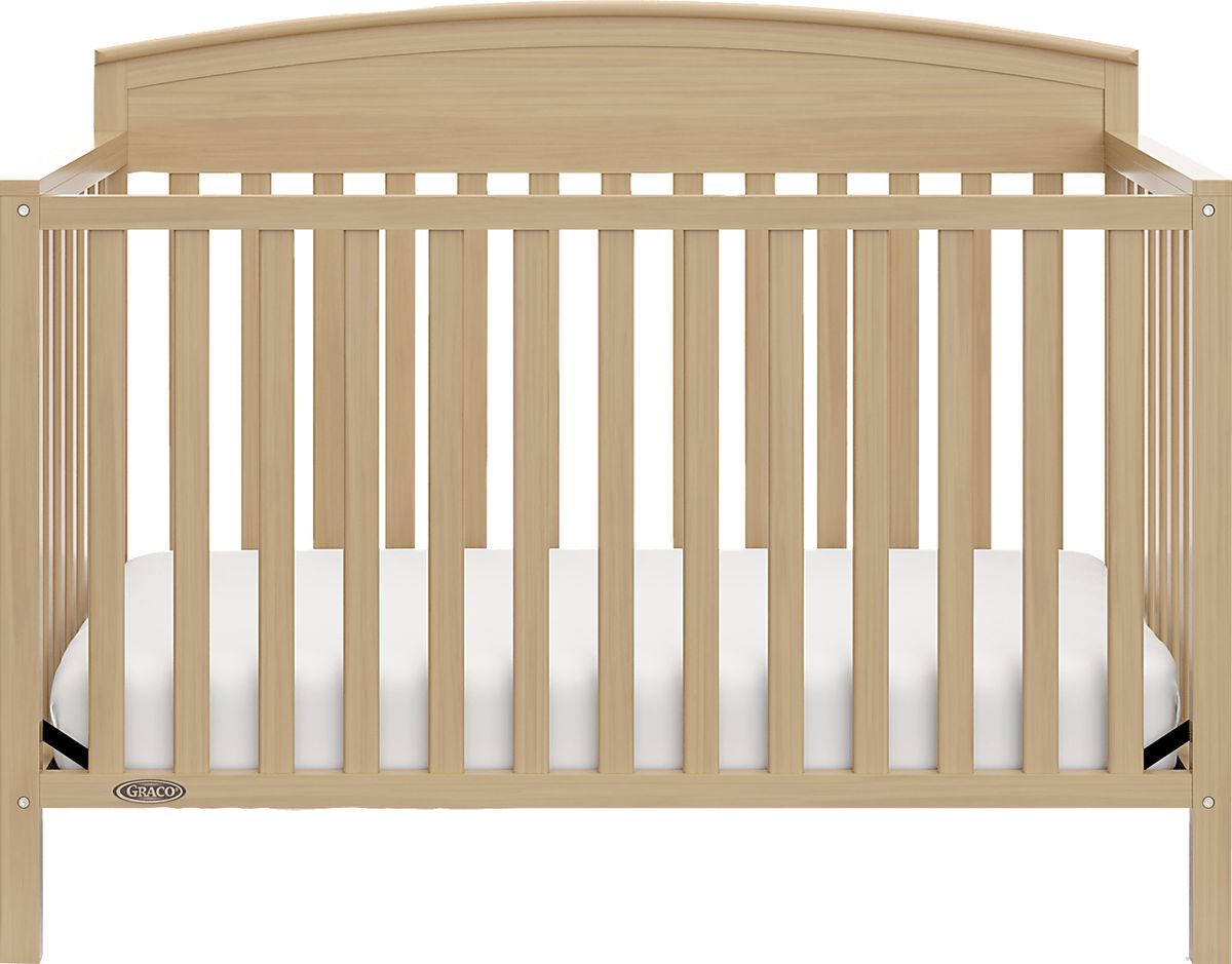 Zhandra Driftwood Light Wood Crib | Rooms to Go