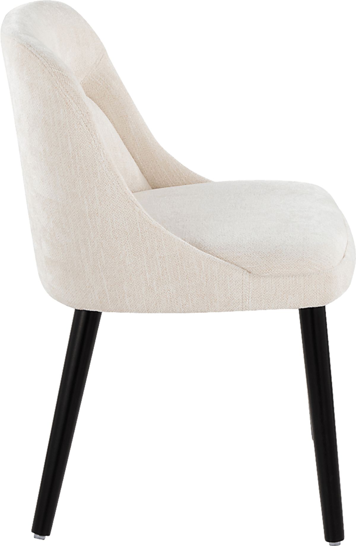 Zifra Black Black,Colors White Fabric Dining Chair | Rooms to Go