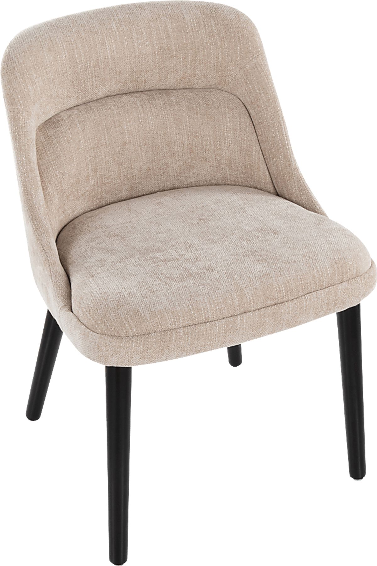 Zifra Black Black,Colors Beige Fabric Dining Chair | Rooms to Go