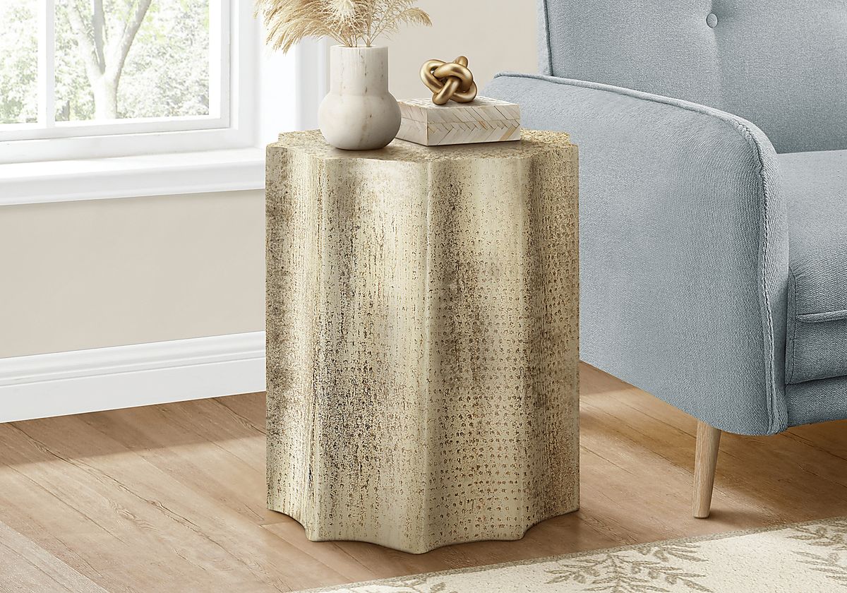 Zimmerlee Gold Colors,Metal Accent Table | Rooms to Go
