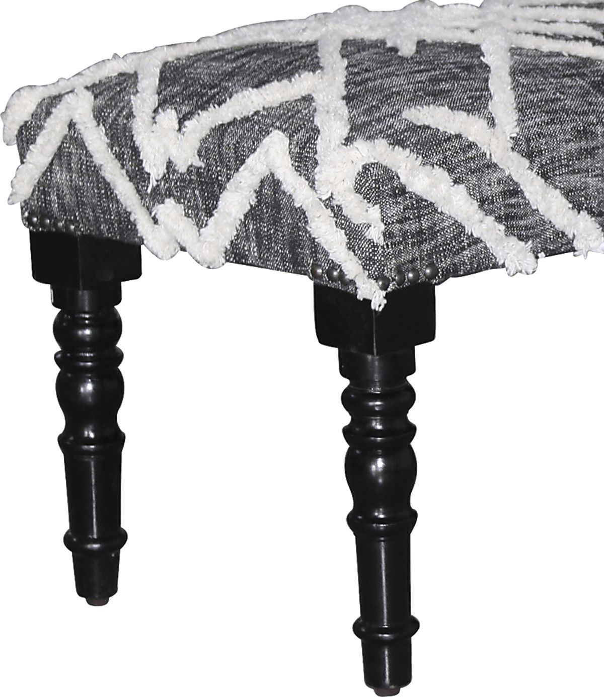 Zindan Black,Gray Bench | Rooms to Go