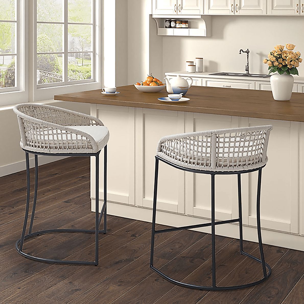 Zindler Natural Counter Height Stool - Rooms To Go