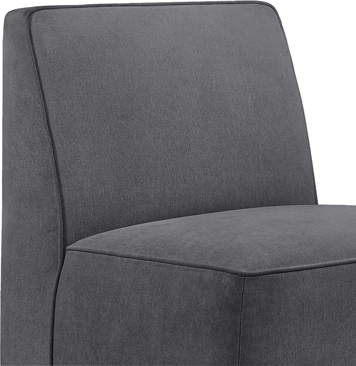 Zinkoff Dark Gray Polyester Fabric Swivel Accent Chair | Rooms to Go