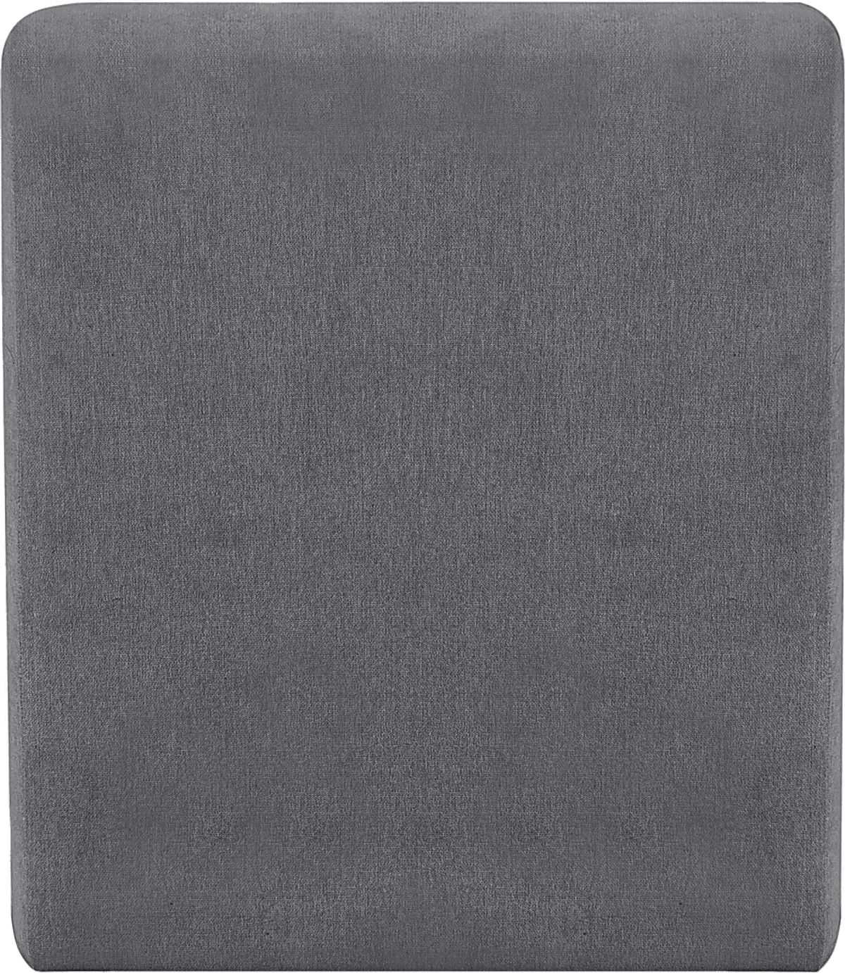 Zinkoff Dark Gray Polyester Fabric Swivel Accent Chair | Rooms to Go