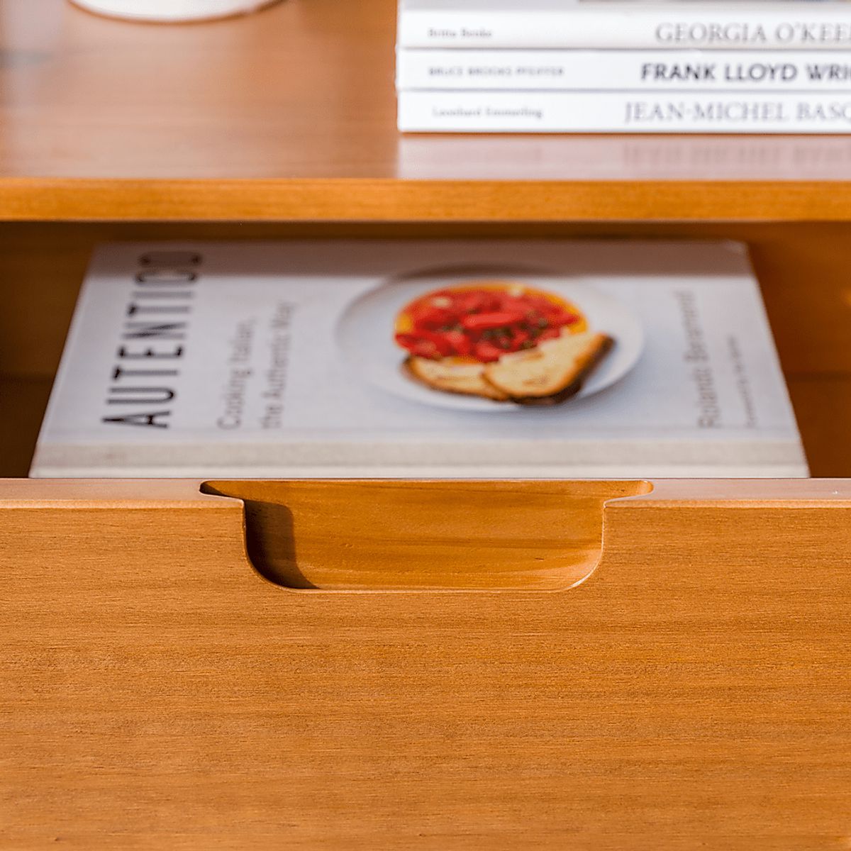 Zirkle Caramel Light Wood Sofa Table | Rooms to Go