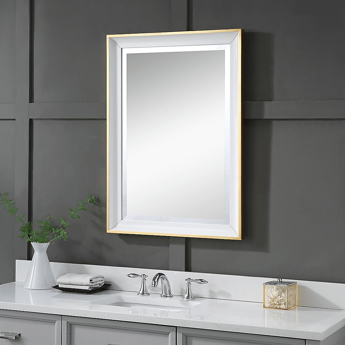 Zonolite Gold Yellow Mirror | Rooms to Go