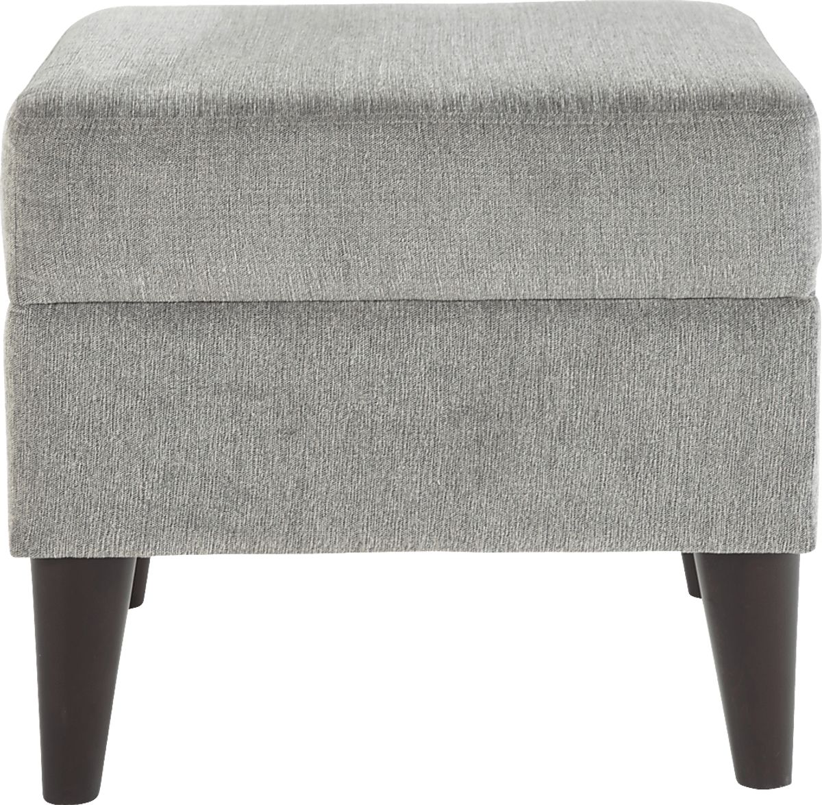 Zouave Gray Polyester Fabric Chair & Ottoman | Rooms to Go