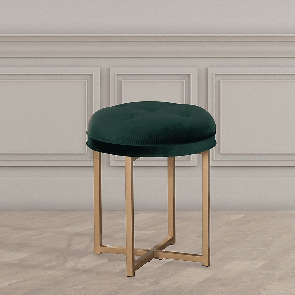 Zygmont Green Colors Vanity Stool | Rooms to Go