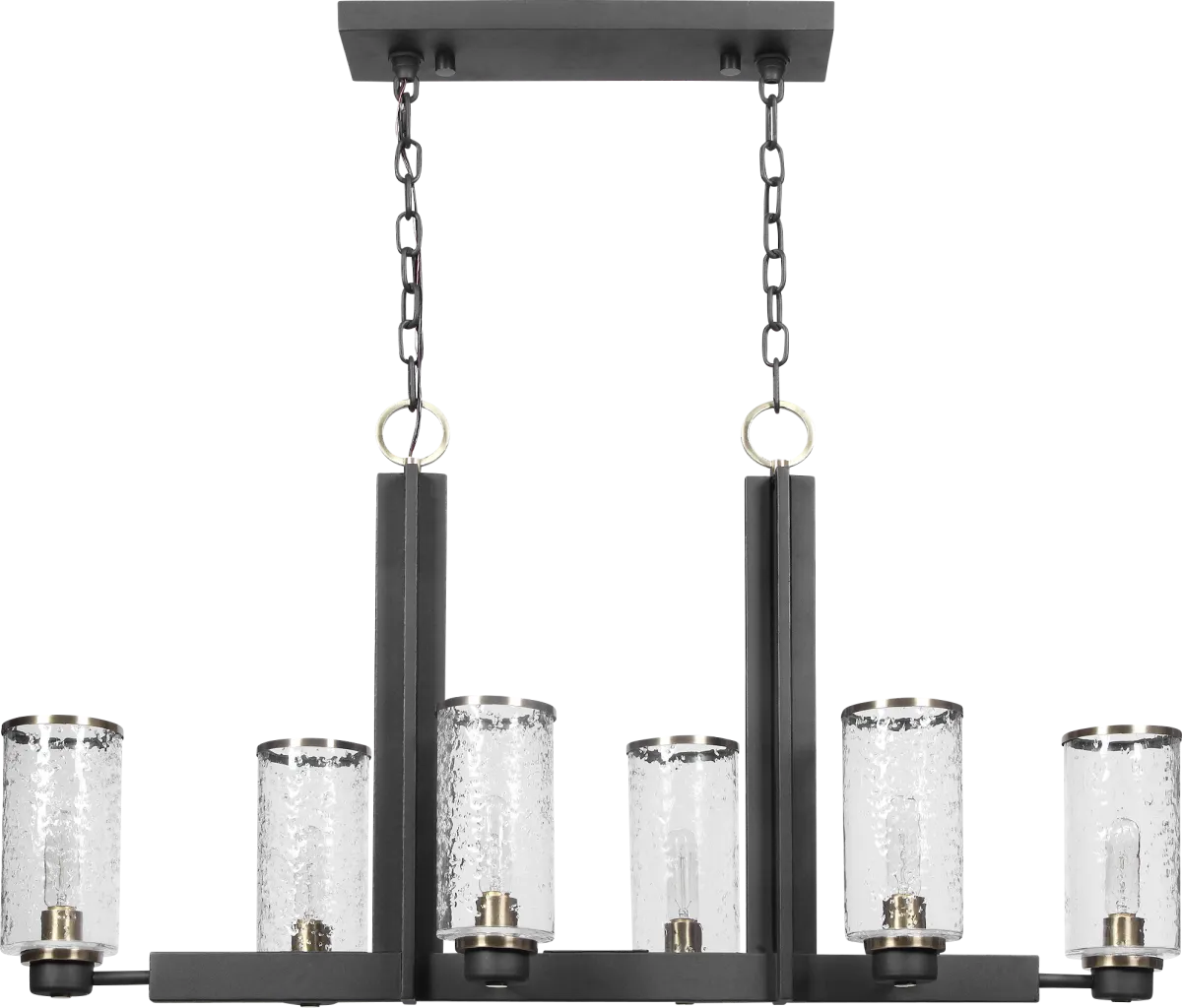 Nazareth Brass Yellow Chandelier | Rooms to Go