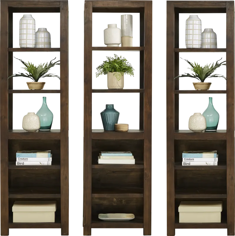 Cindy Crawford Westover Hills Brown Dark Wood Desk | Rooms to Go