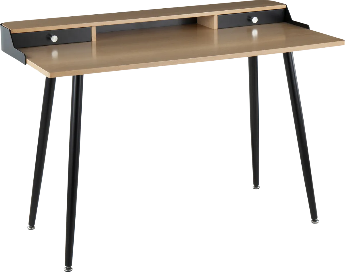 Gerlando Natural Light Wood Desk | Rooms to Go