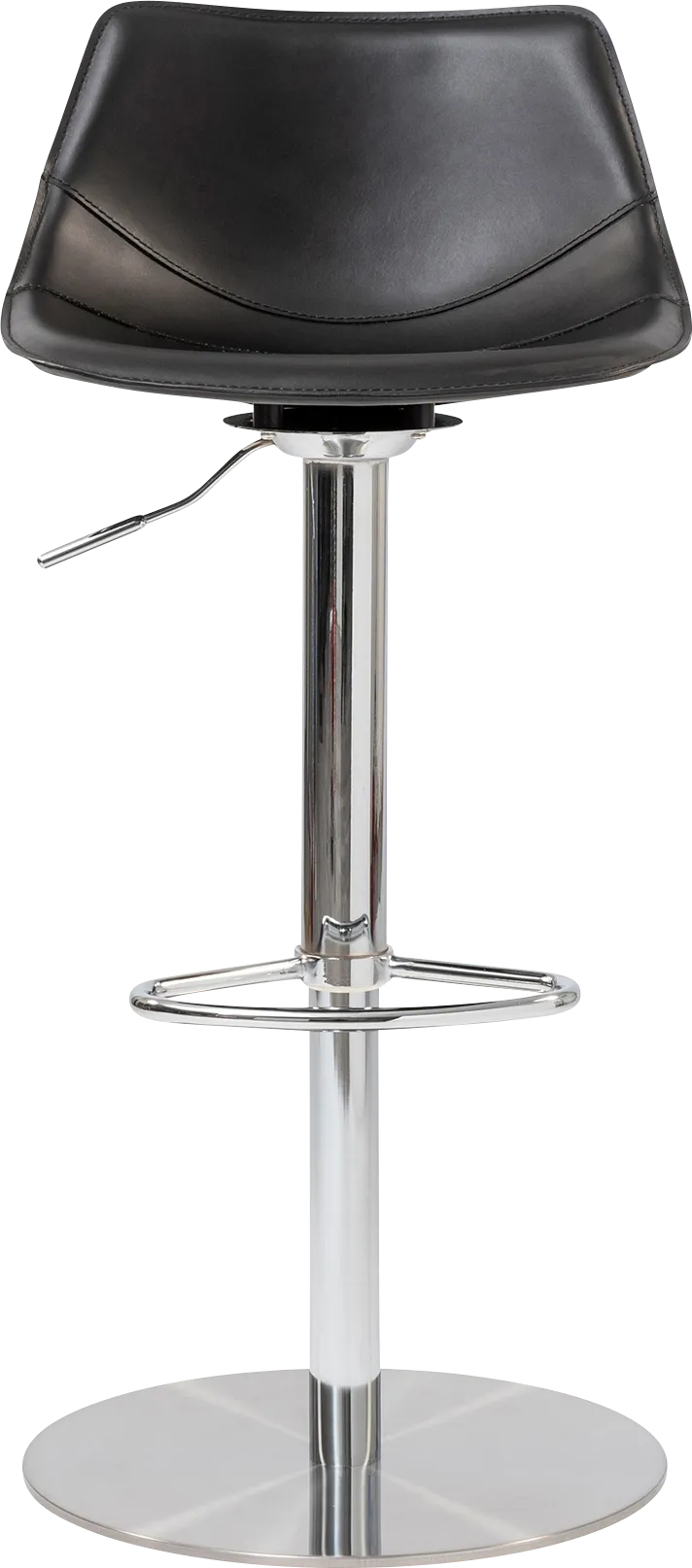 Reebe Black Leather Barstool | Rooms to Go
