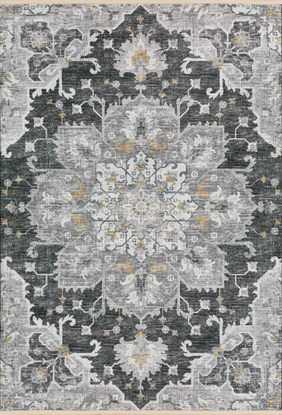 Ventner Black Rugs | Rooms to Go