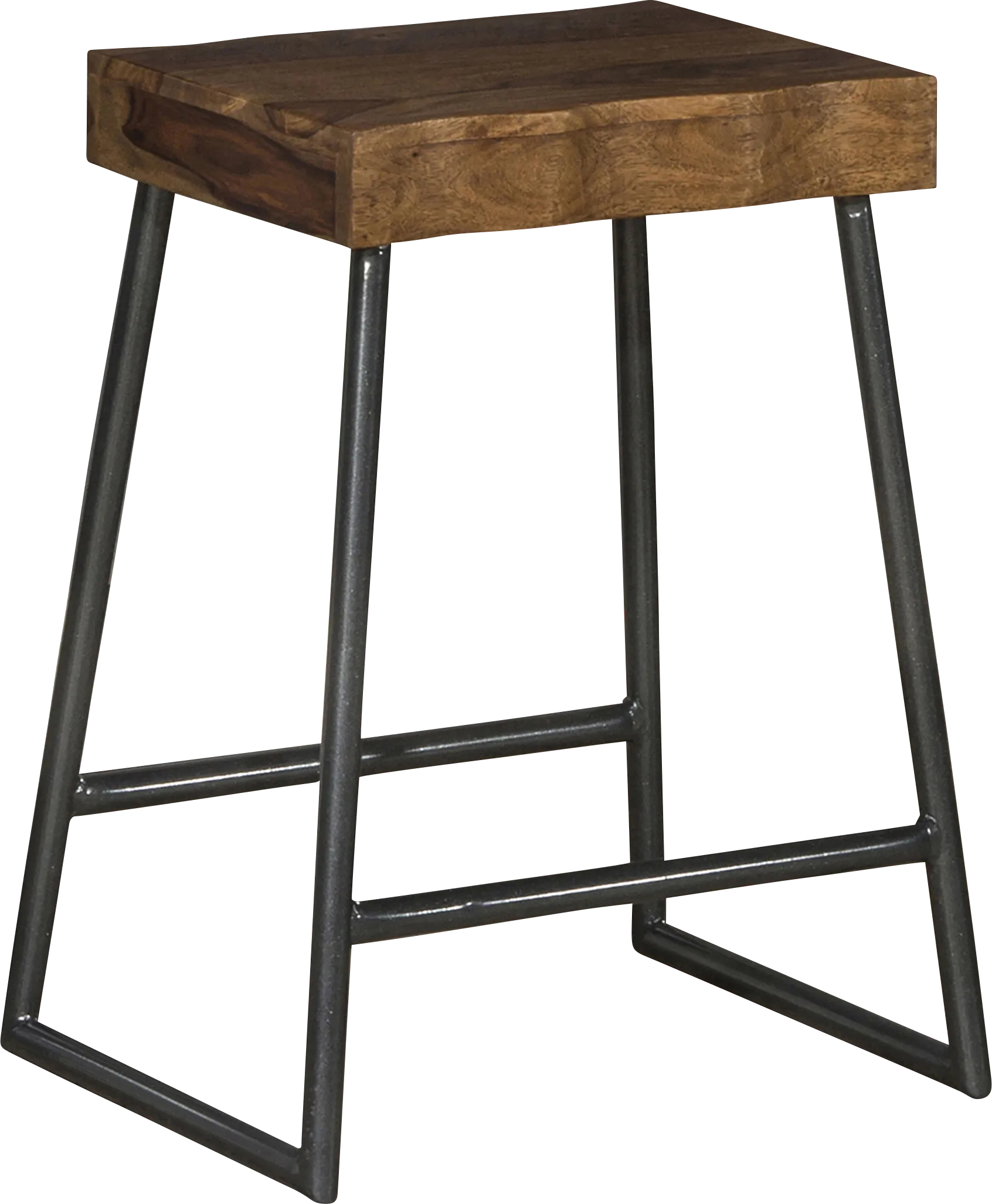 Aviemore Brown Dark Wood Counter Stool | Rooms to Go