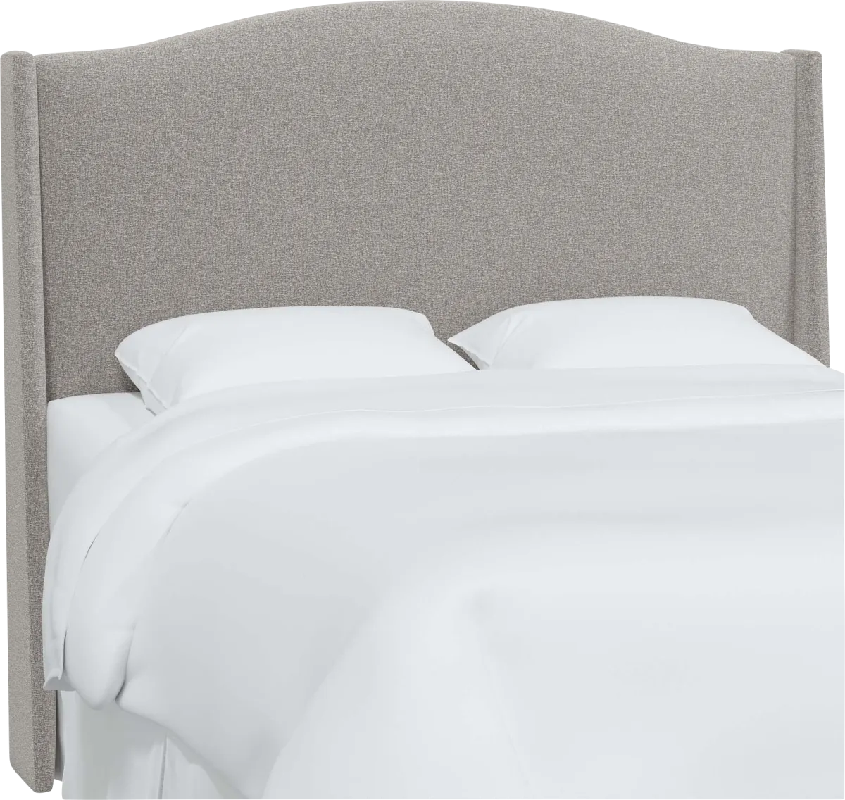 Alvena Gray Linen,Polyester Fabric King Headboard | Rooms to Go