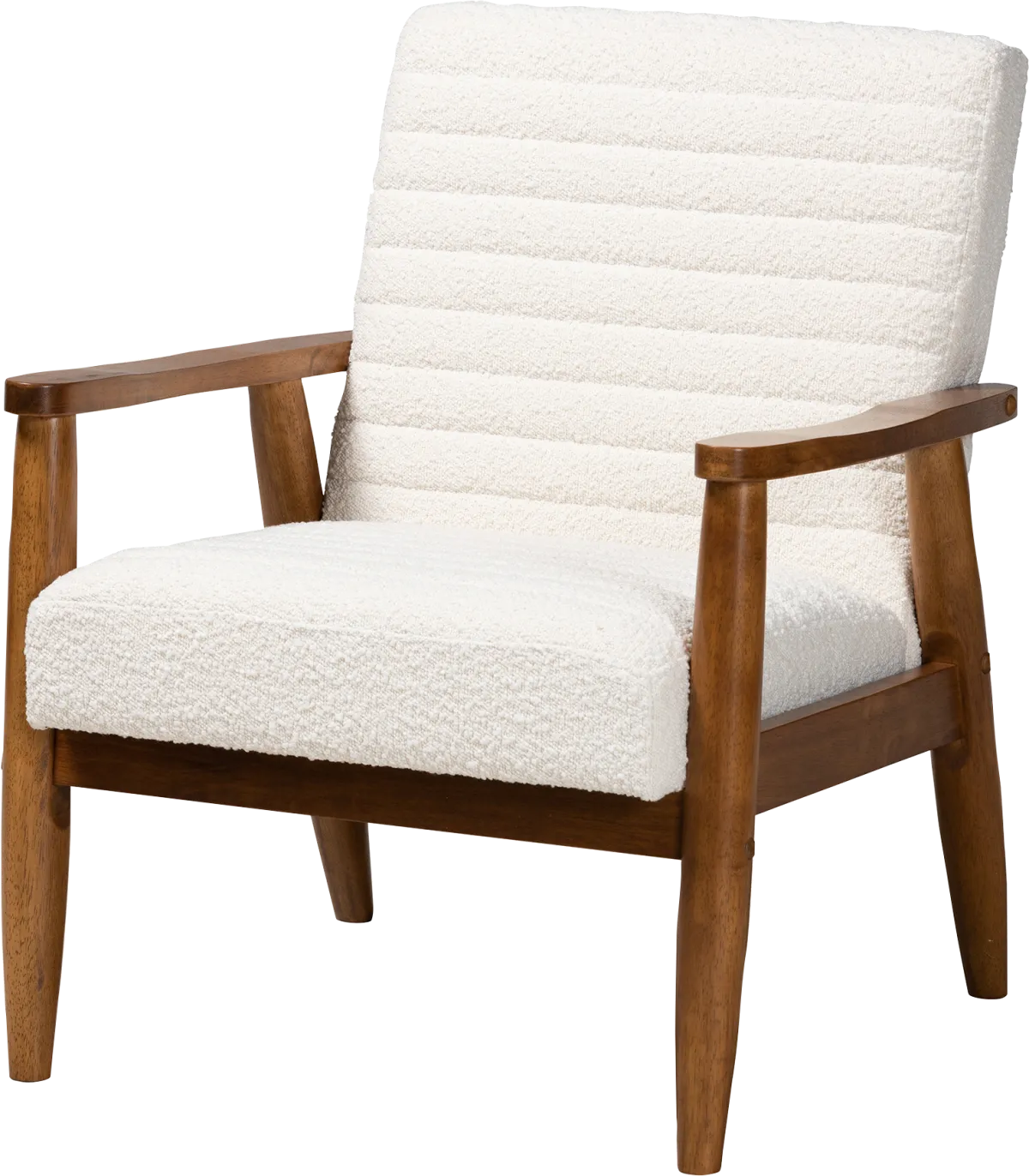 Washakie Walnut Dark Wood Brown Polyester Fabric Accent Chair | Rooms to Go
